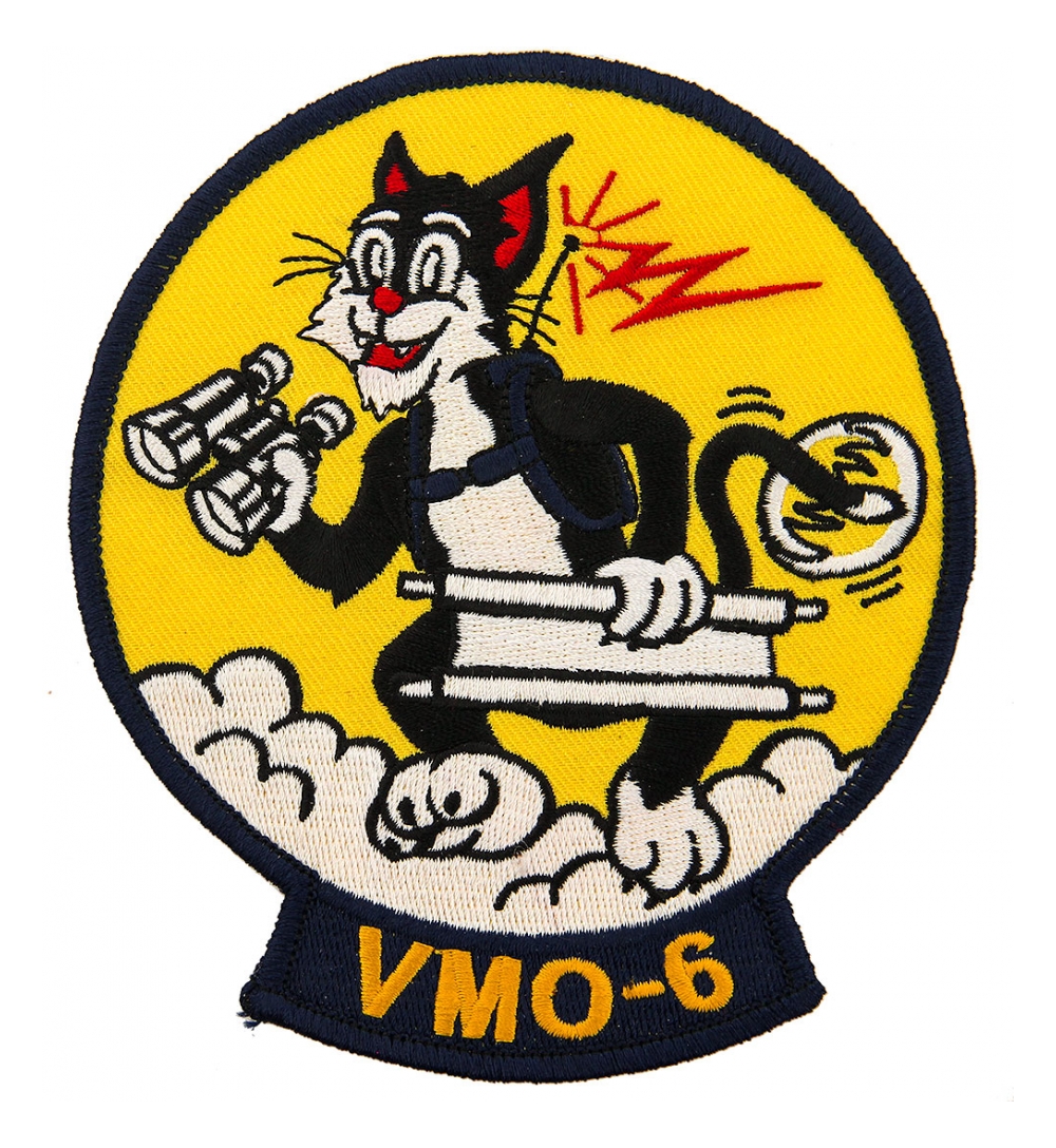 Marine Observation Squadron VMO-6 Patch (Cat and Stretcher) | Flying ...