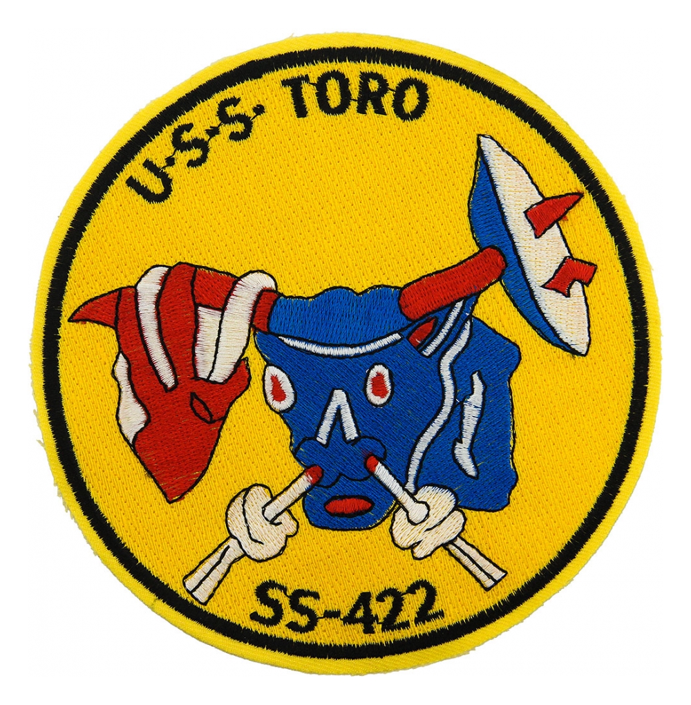 USS Toro SS-422 Bull Submarine Patch | Flying Tigers Surplus