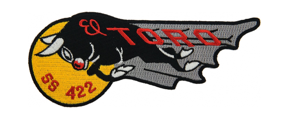 USS Toro SS-422A Bull El Toro Submarine Patch | Flying Tigers Surplus