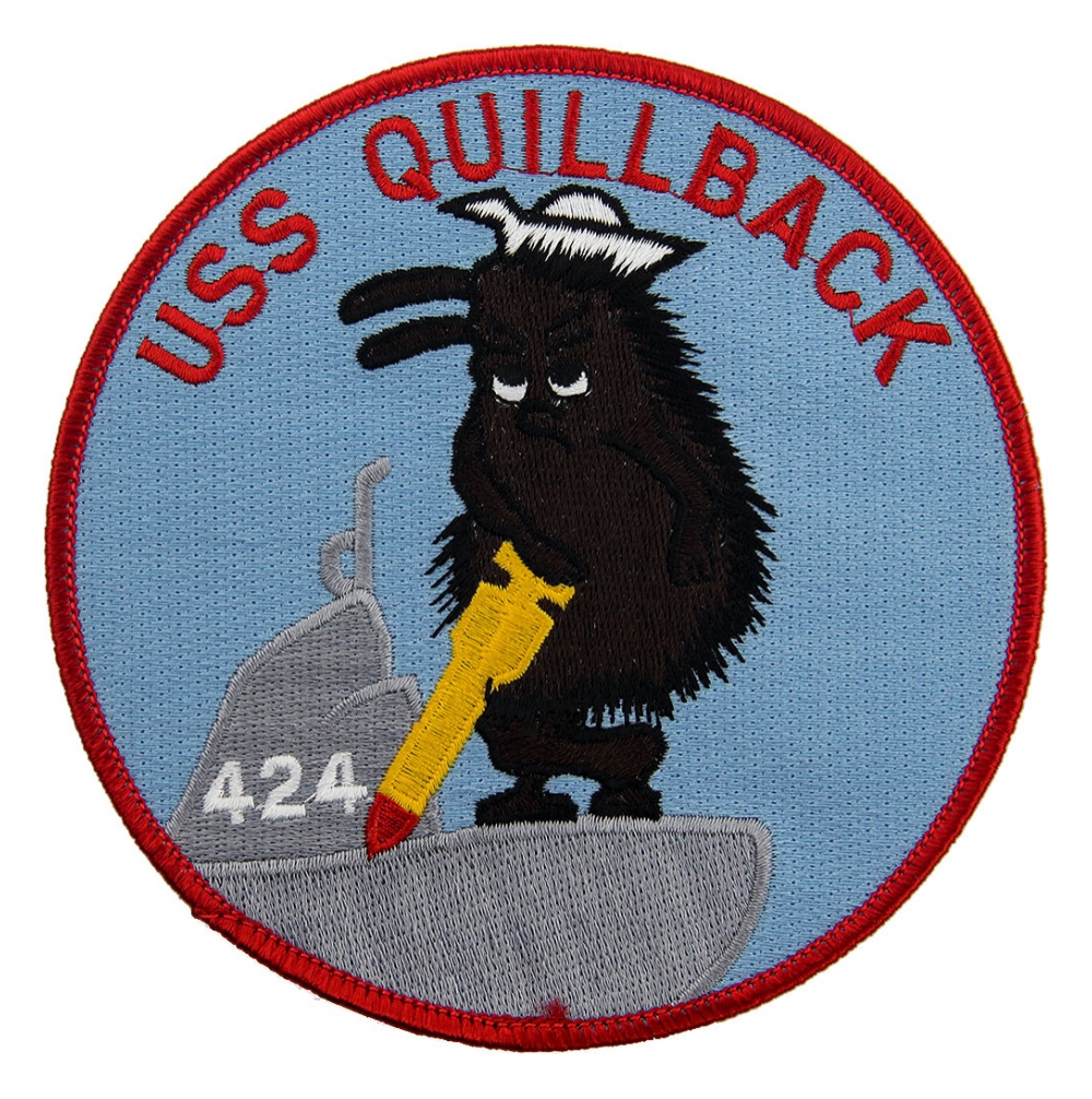 USS Quillback SS-424 Animal Submarine Patch | Flying Tigers Surplus
