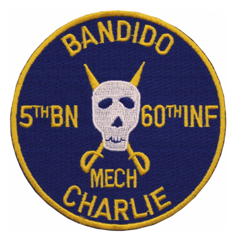 Army Bandito 5th Battalion 60th Infantry Mech Charlie Patch | Flying ...