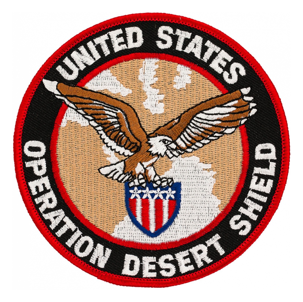 Operation Desert Shield United States Patch | Flying Tigers Surplus