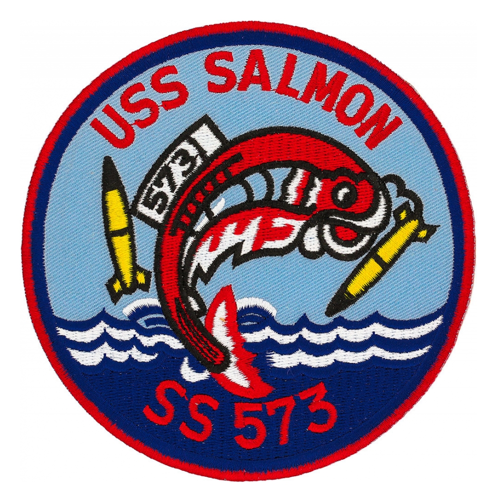 USS Salmon SS-573 Patch | Flying Tigers Surplus