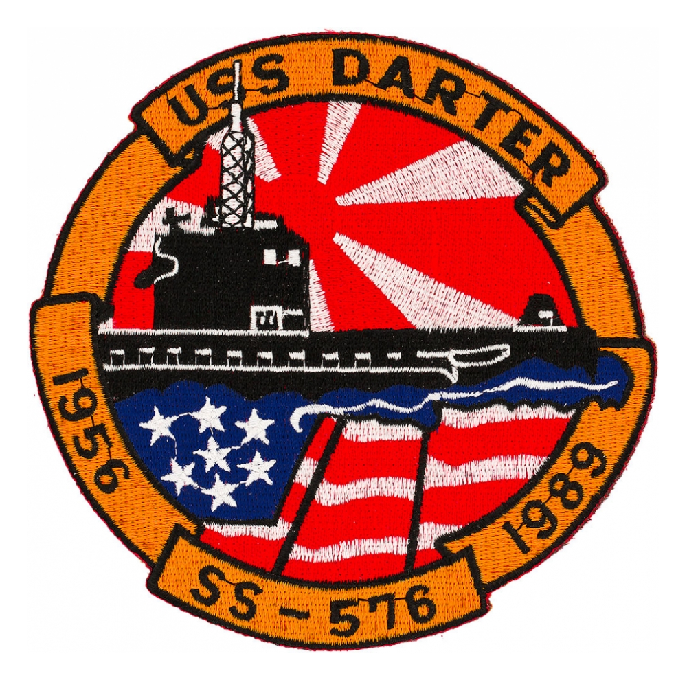 USS Darter SS-576 Patch | Flying Tigers Surplus