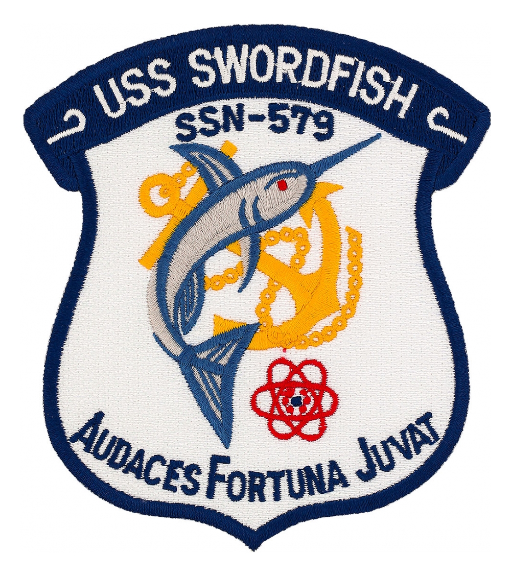 USS Swordfish SSN-579 Patch | Flying Tigers Surplus