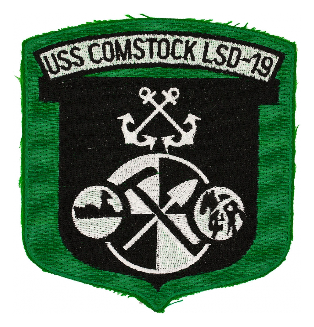 USS Comstock LSD-19 Ship Patch | Flying Tigers Surplus