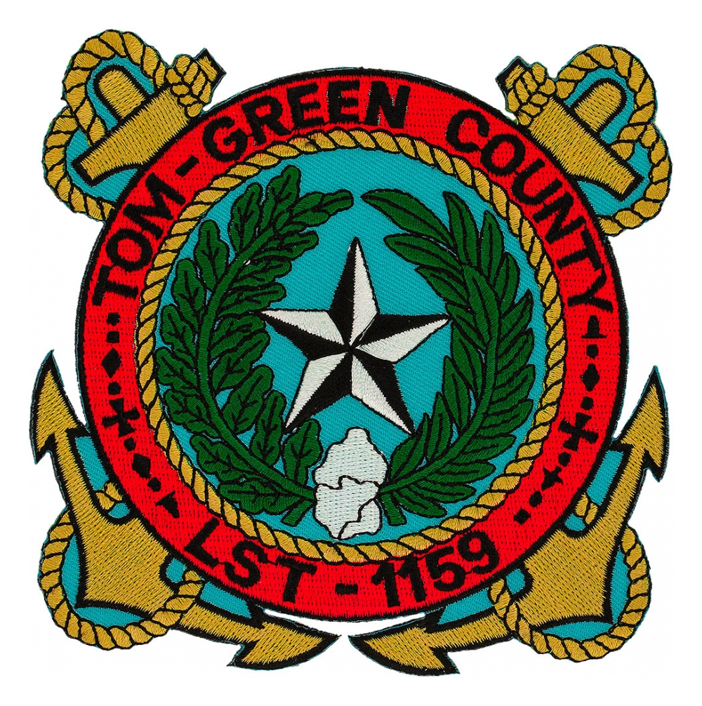 USS Tom-Green County LST-1159 Ship Patch | Flying Tigers Surplus