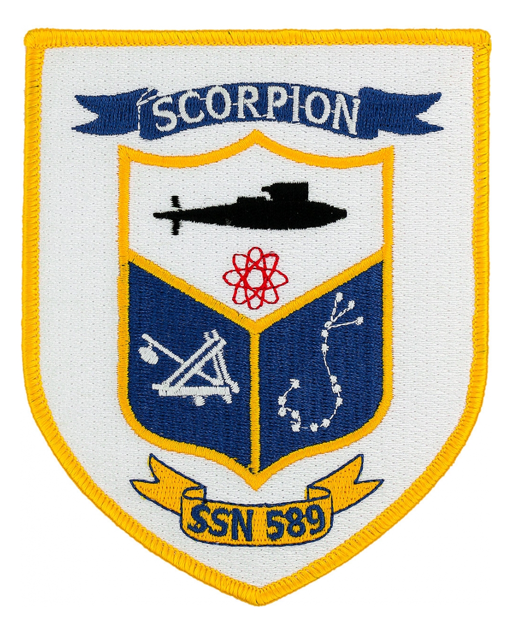 USS Scorpion SSN-589 Patch | Flying Tigers Surplus