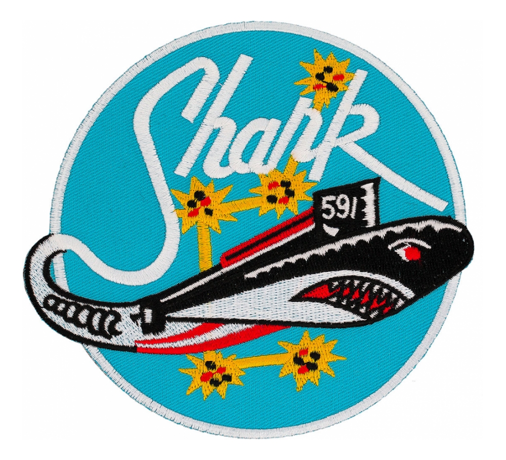 USS Shark SSN-591 Patch | Flying Tigers Surplus