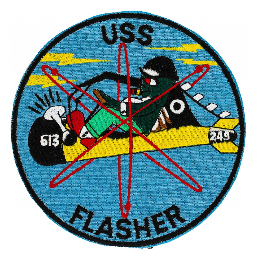 USS Flasher SSN-613 Patch | Flying Tigers Surplus