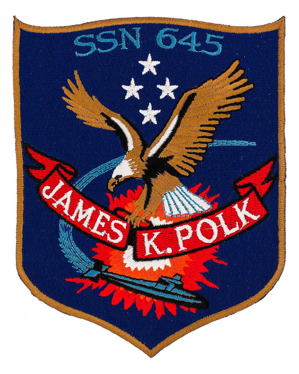 USS James K. Polk SSN-645 Patch | Flying Tigers Surplus