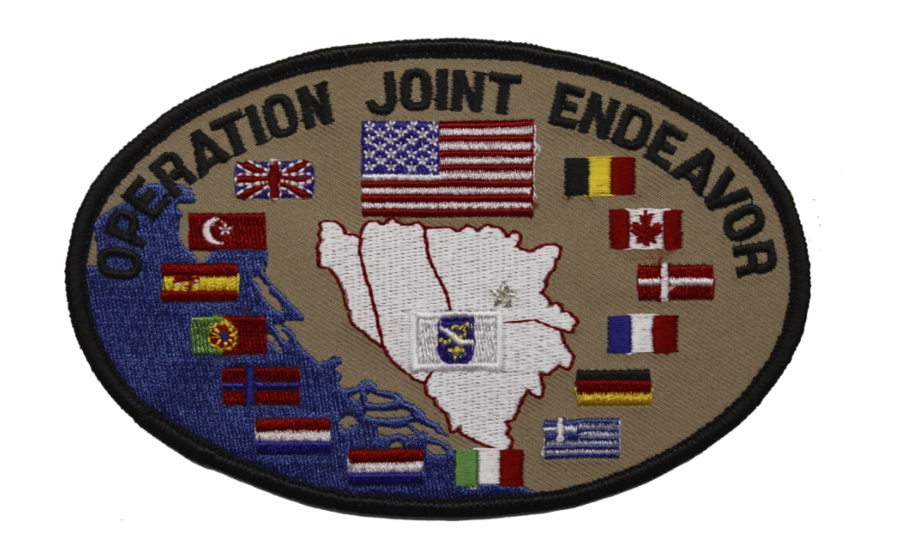 Operation Joint Endeavor Patch | Flying Tigers Surplus