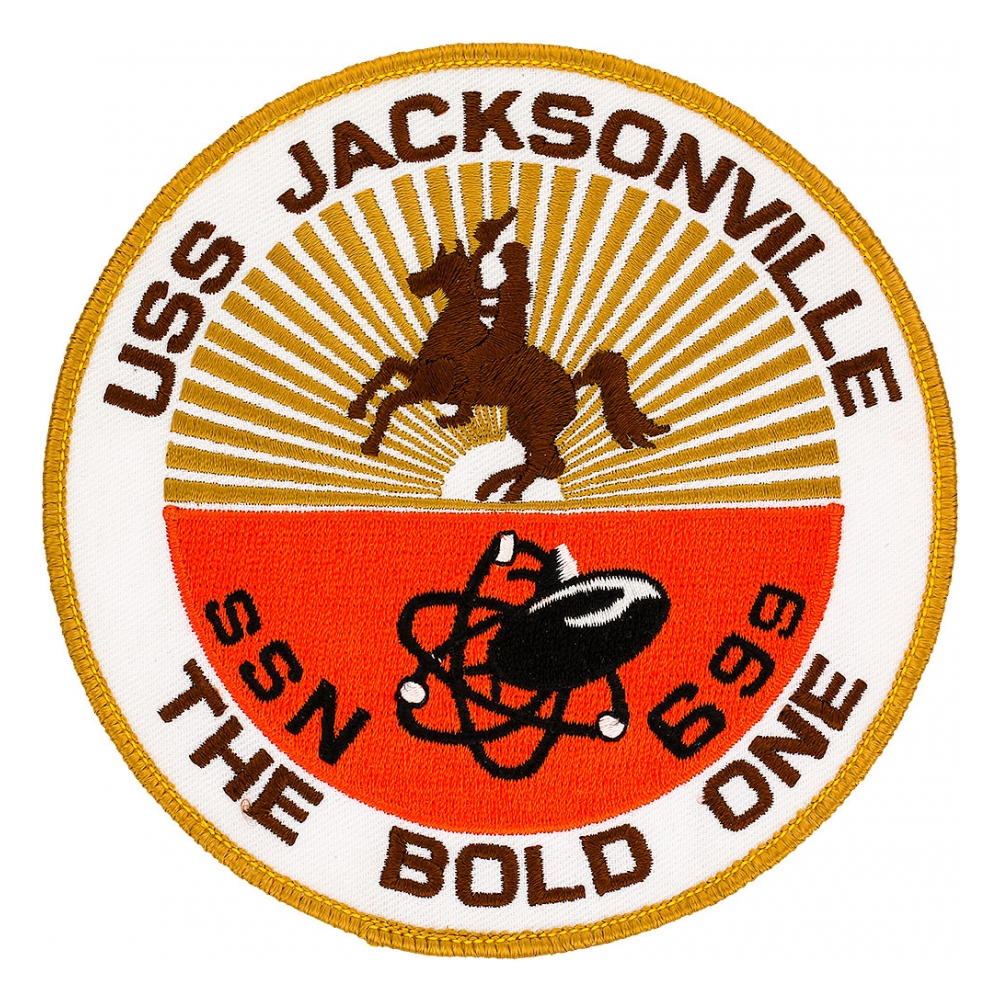 USS Jacksonville SSN-699 Patch | Flying Tigers Surplus