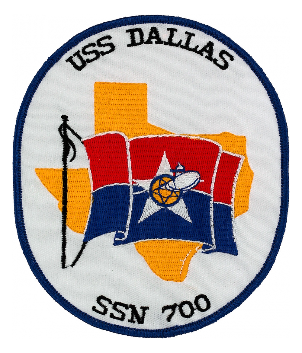 USS Dallas SSN-700 Patch | Flying Tigers Surplus