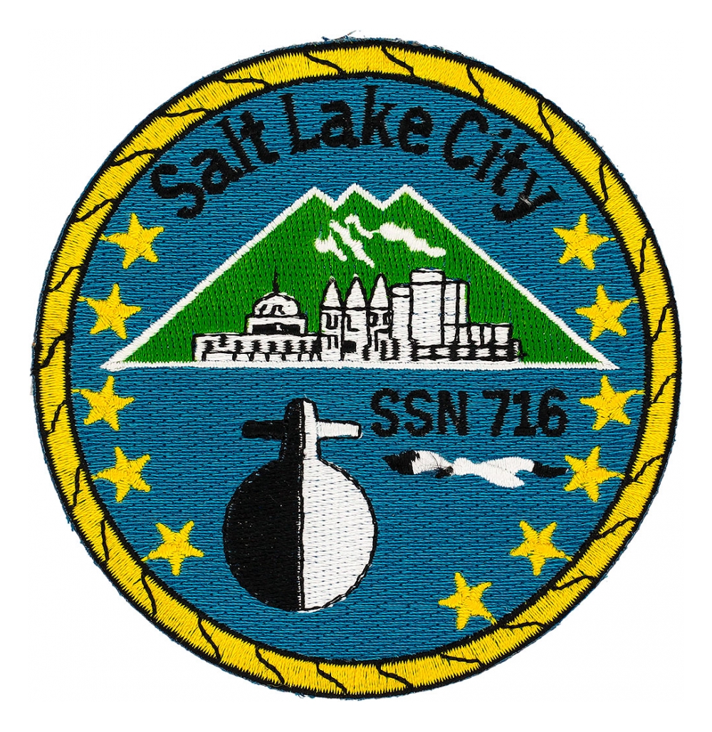 USS Salt Lake City SSN-716 Patch | Flying Tigers Surplus