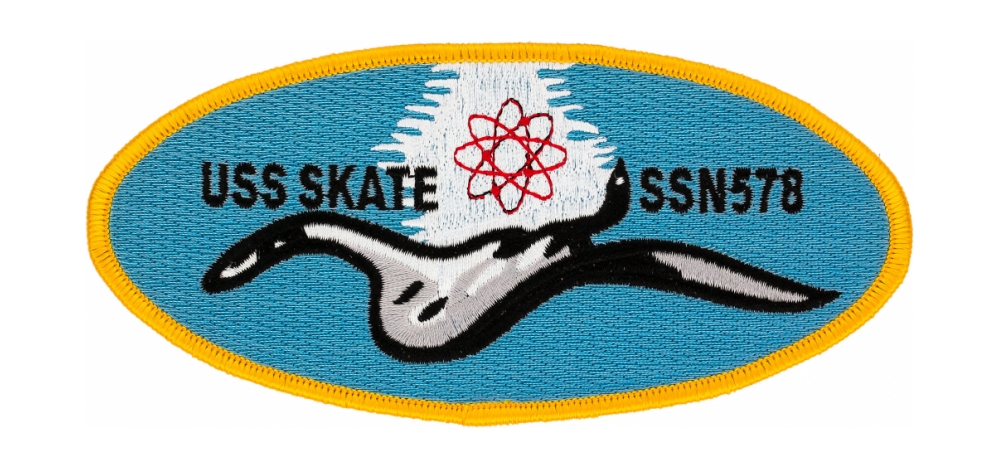 USS Skate SSN-578 Patch | Flying Tigers Surplus