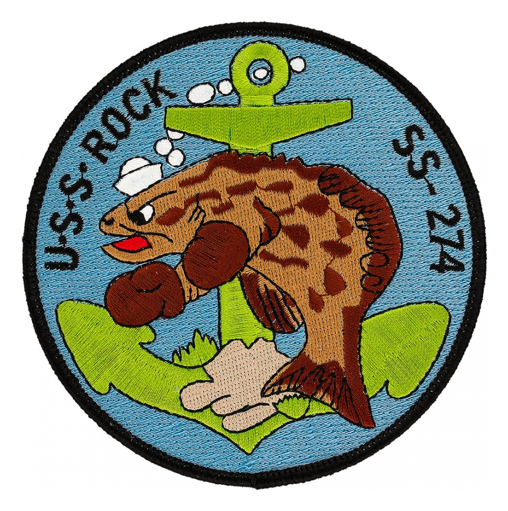 USS Rock SS-274 Patch | Flying Tigers Surplus