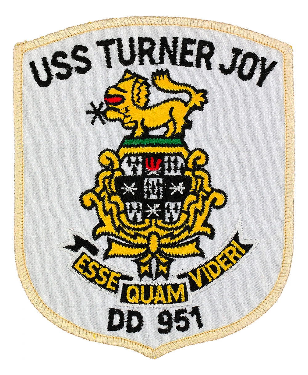 USS Turner Joy DD-951 Ship Patch | Flying Tigers Surplus