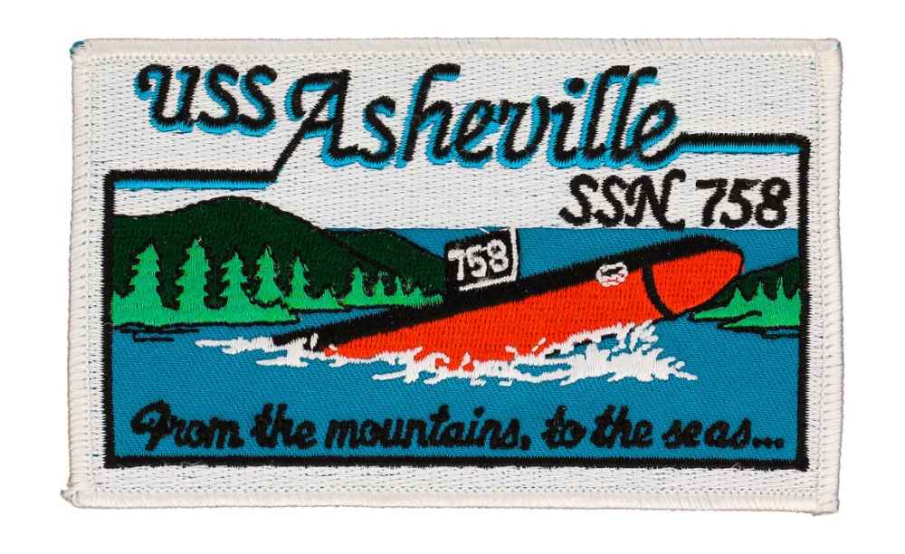 USS Asheville SSN-758 Patch | Flying Tigers Surplus