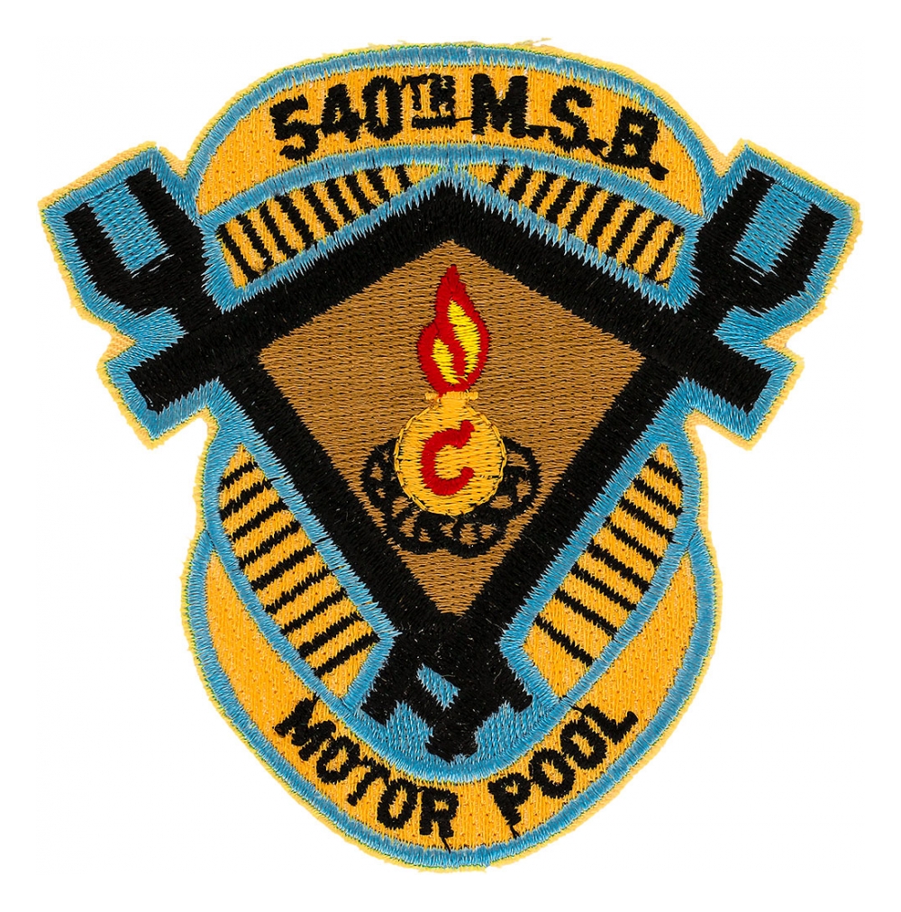 540th Maintenance Battalion Patch (Motor Pool) | Flying Tigers Surplus