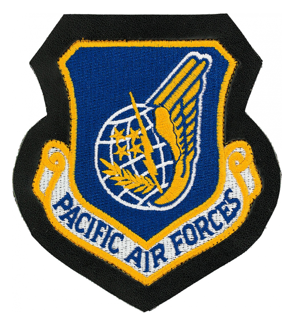 Pacific Air Forces Patch With Hook Fastener | Flying Tigers Surplus
