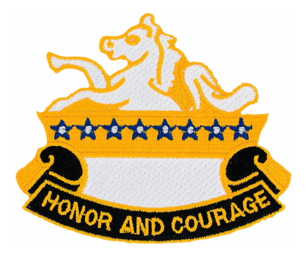 8th Cavalry Regiment Patch (Honor and Courage) | Flying Tigers Surplus