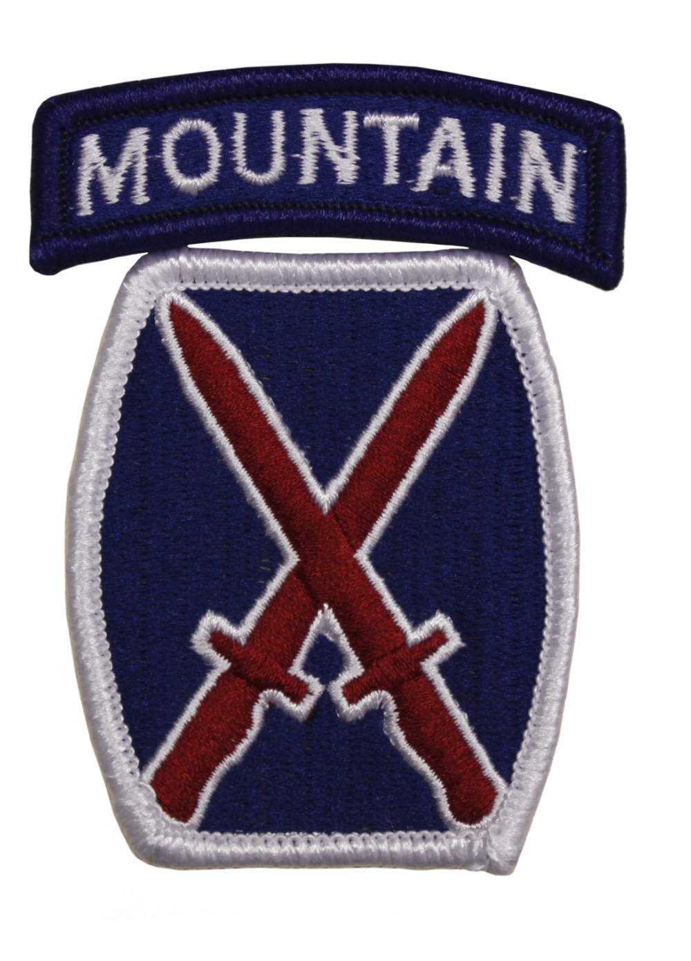 10th Mountain Division Patch w/ Tab | Flying Tigers Surplus