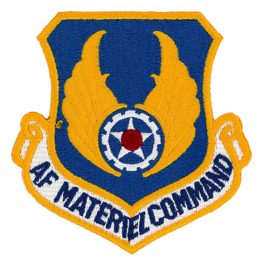 Air Force Materiel Command Patch (Blue Letters) | Flying Tigers Surplus