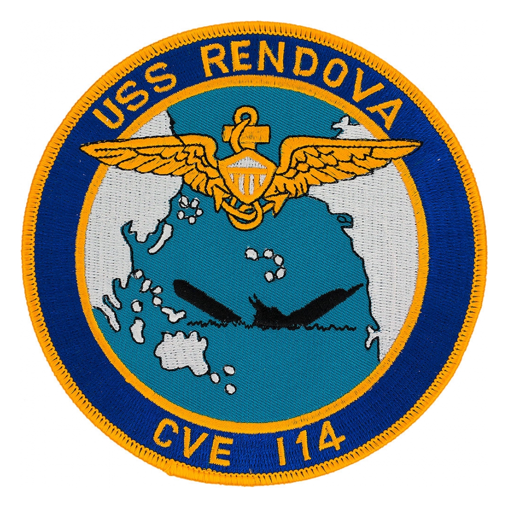 USS Rendova CVE - 114 Patch | Flying Tigers Surplus