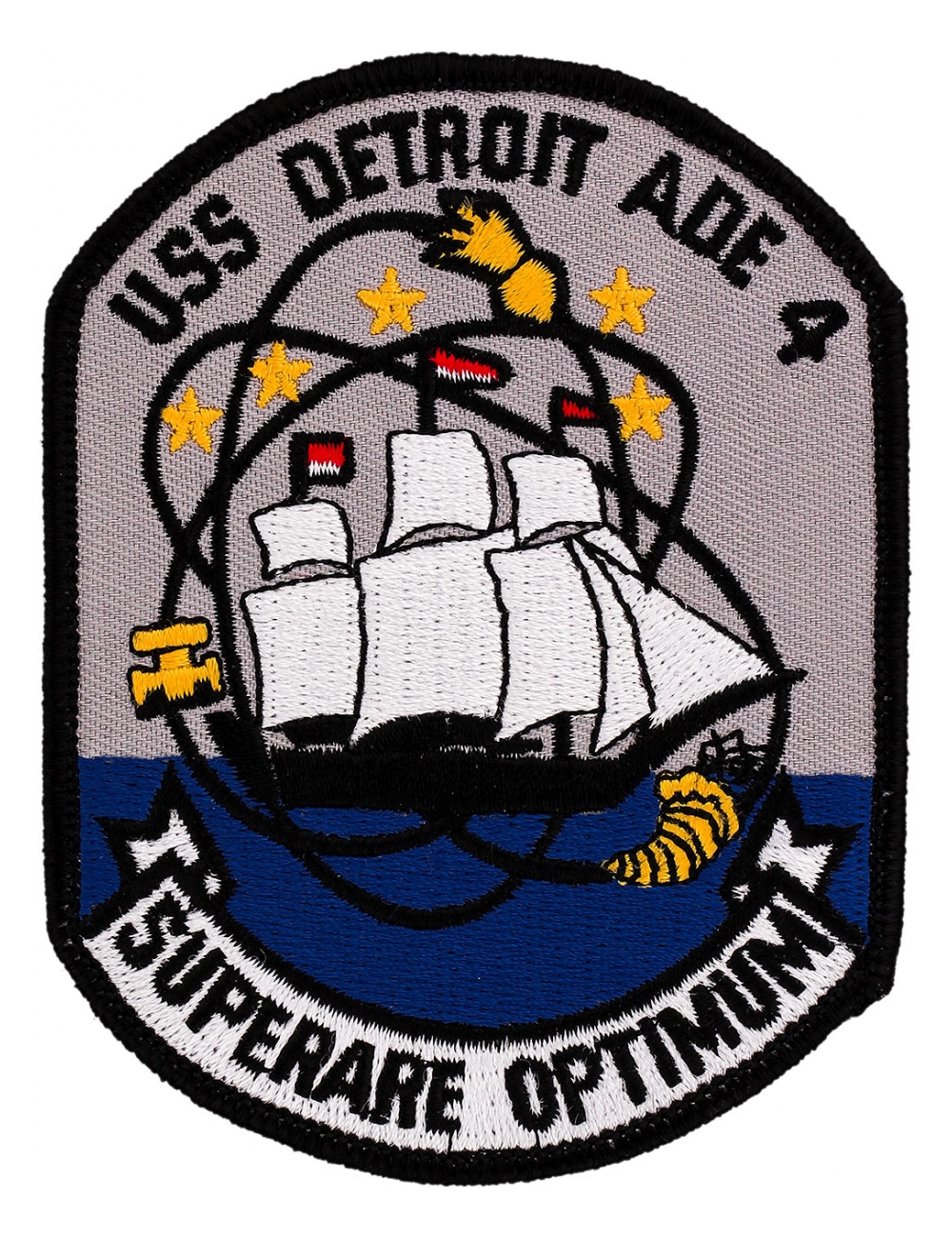 USS Detroit AOE-4 Patch Superare Optimum | Flying Tigers Surplus