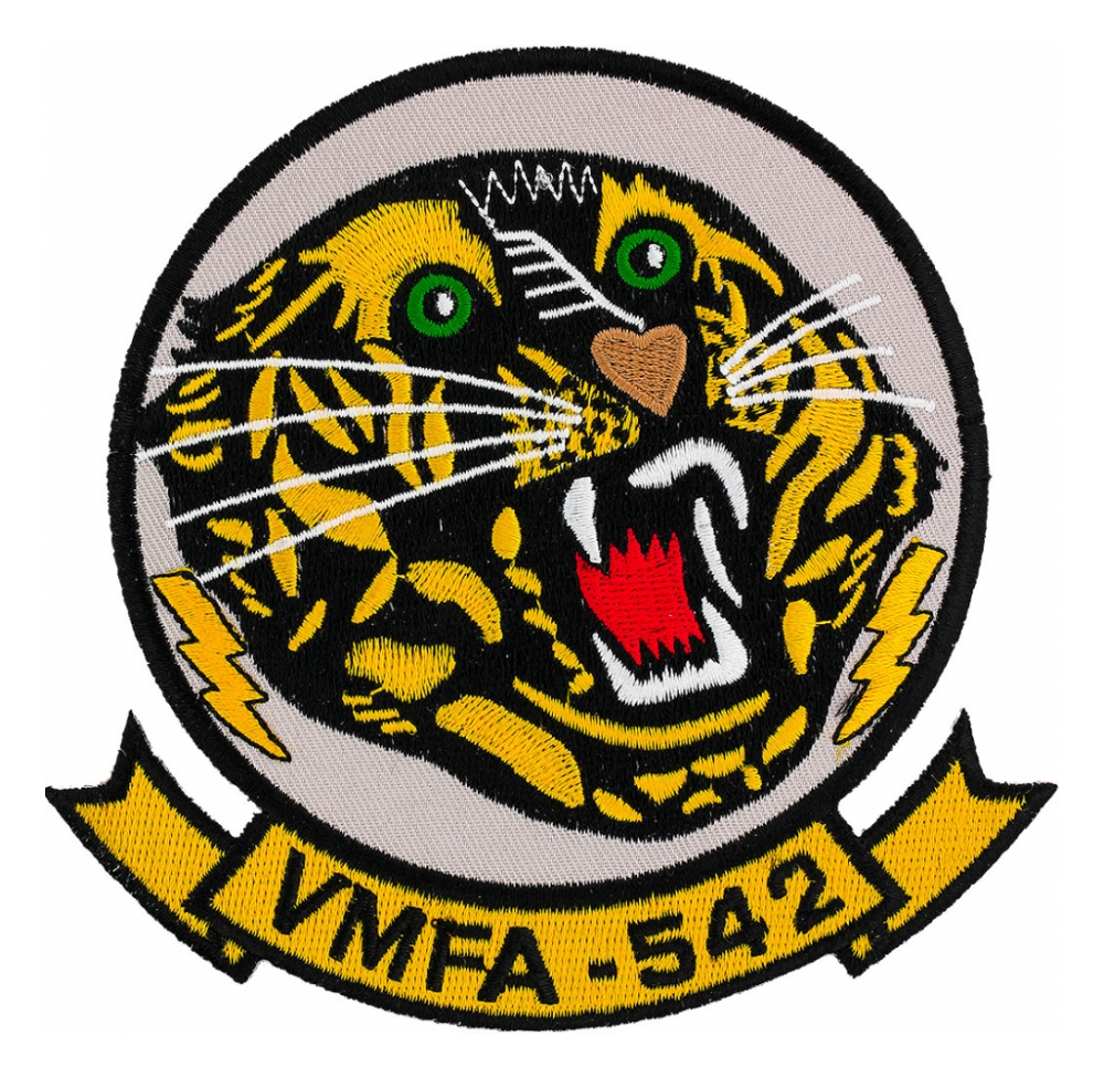 Marine Fighter Attack Squadron VMFA-542 Tiger Patch | Flying Tigers Surplus
