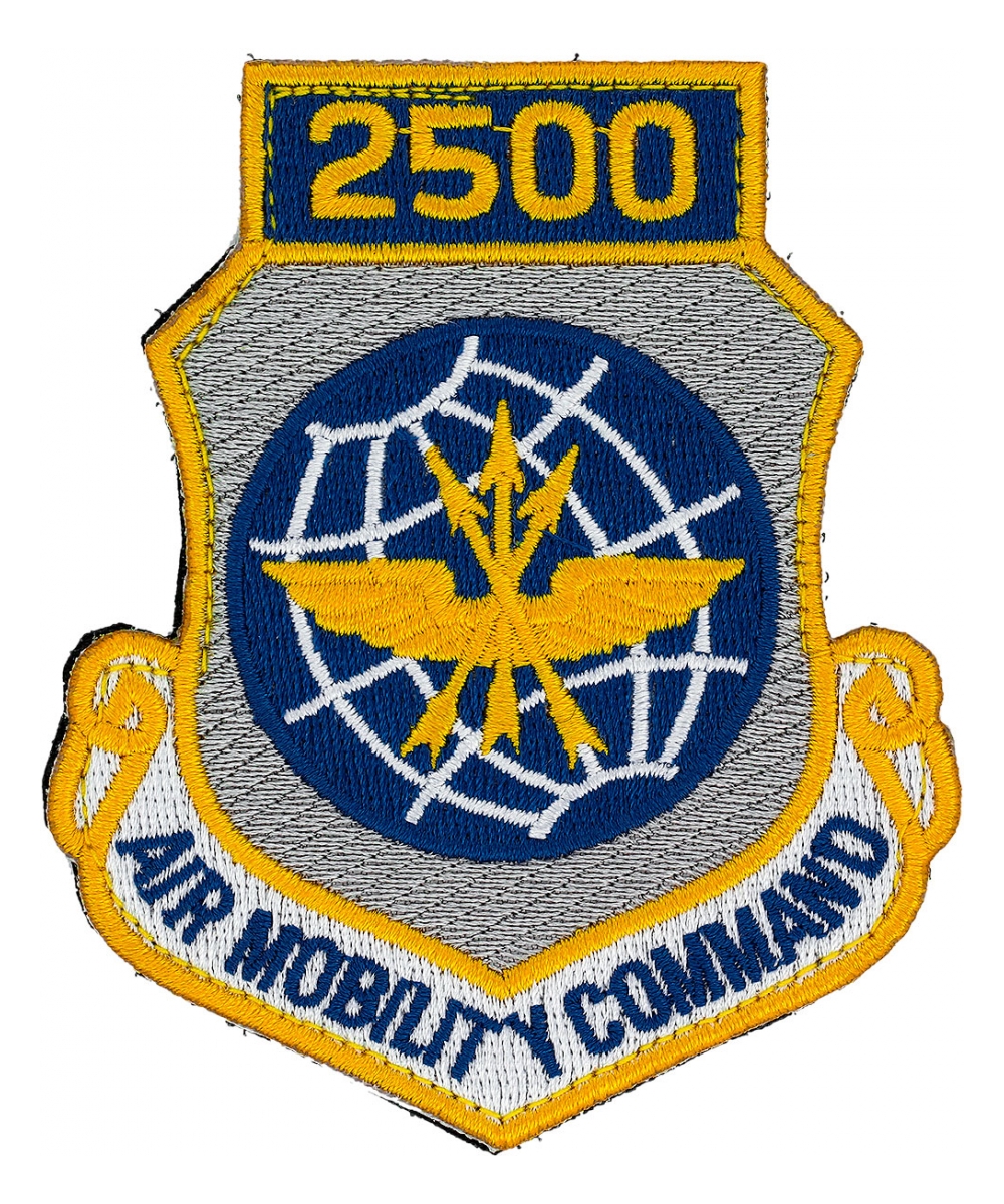 2500 Air Mobility Command Patch with VELCRO\®\; brand fastener® | Flying Tigers Surplus