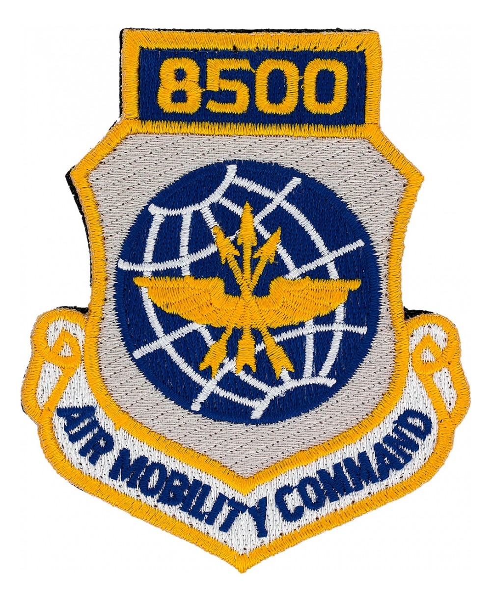 8500 Air Mobility Command Patch with VELCRO\®\; brand fastener® | Flying Tigers Surplus