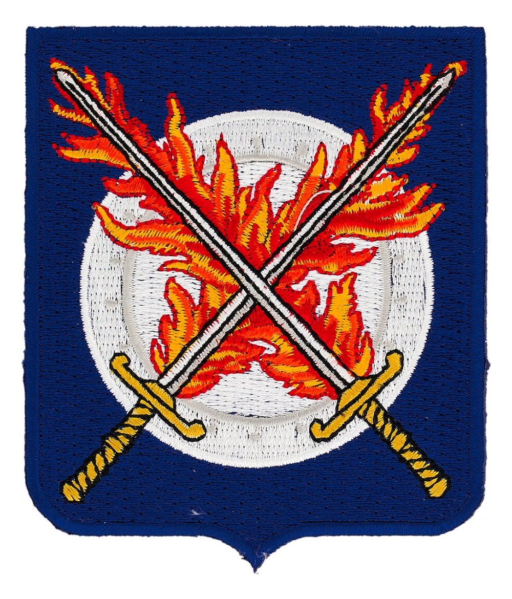 Army 55th Infantry Regiment Patch (Flaming Swords) | Flying Tigers Surplus