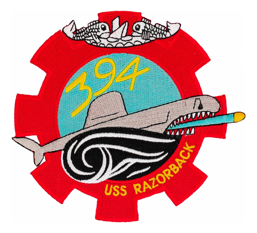 USS Razorback SS-394 Patch | Flying Tigers Surplus