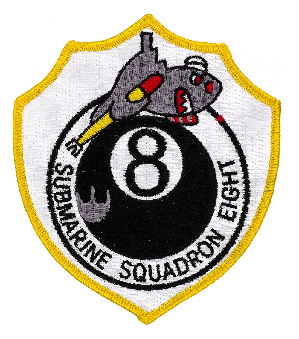 Navy Submarine Squadron 8 Eightball Patch | Flying Tigers Surplus