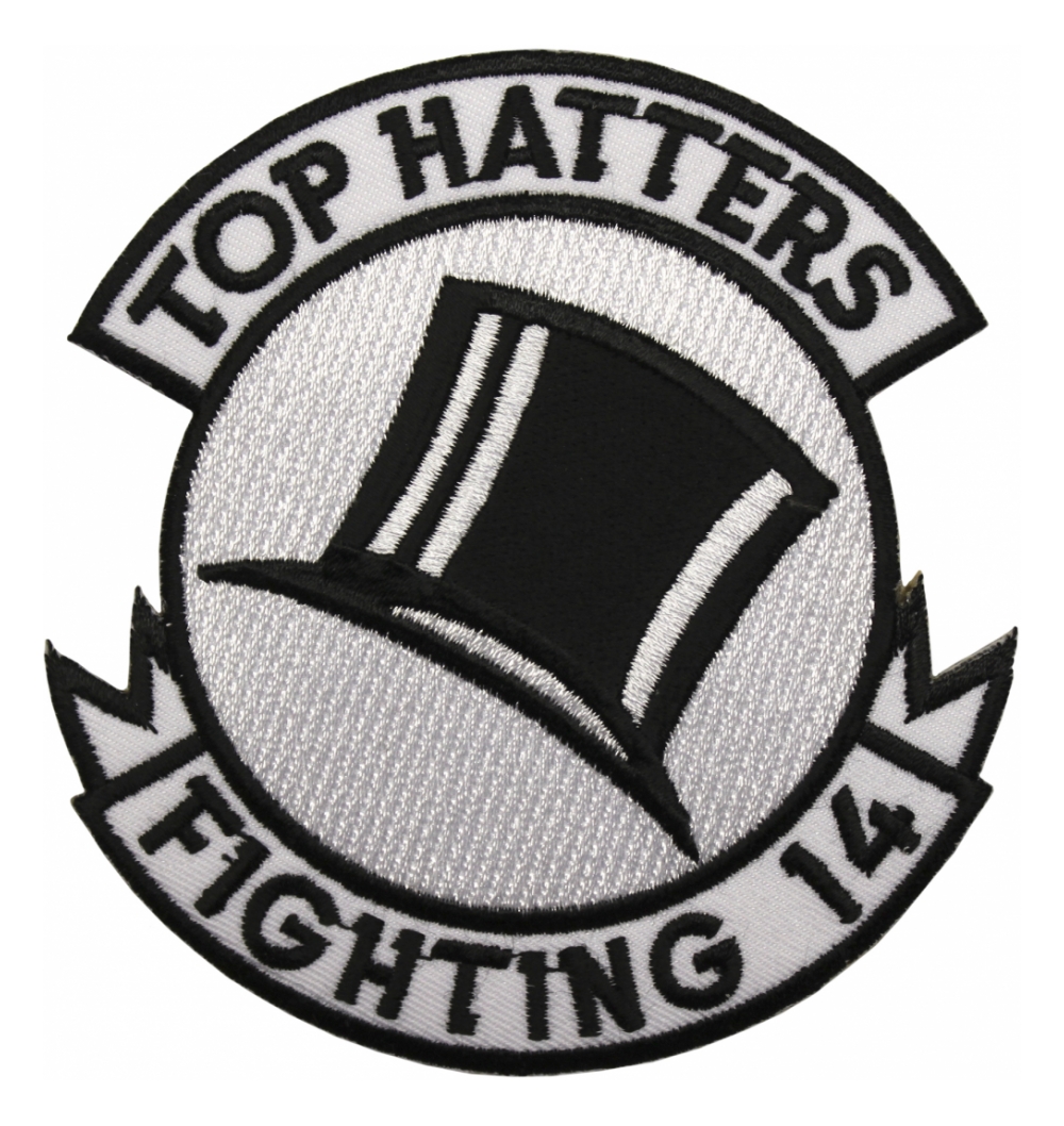 Navy Fighter Squadron VF-14 Fighting Tophatters Patch | Flying Tigers ...