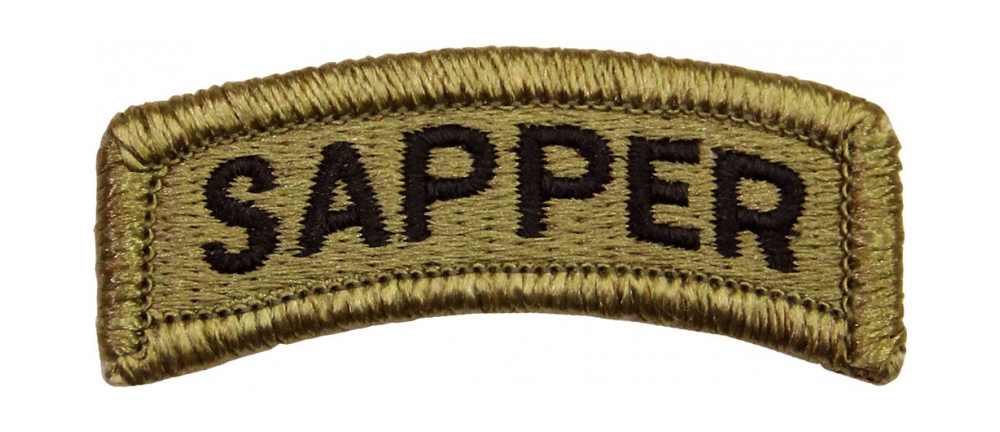 Sapper Tab Scorpion / OCP Patch With Hook Fastener | Flying Tigers Surplus