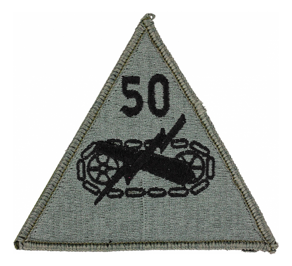 50th Armored Division Patch Foliage Green (VELCRO\®\; brand fastener ...