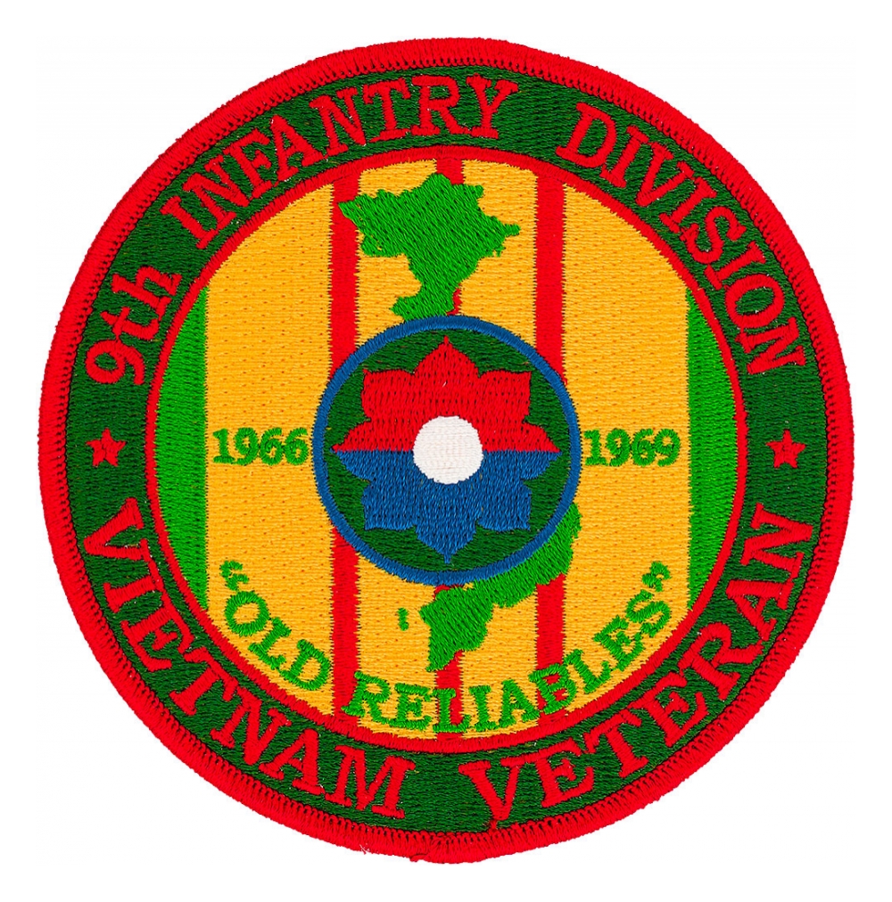 9th Infantry Division Vietnam Veteran Patch | Flying Tigers Surplus