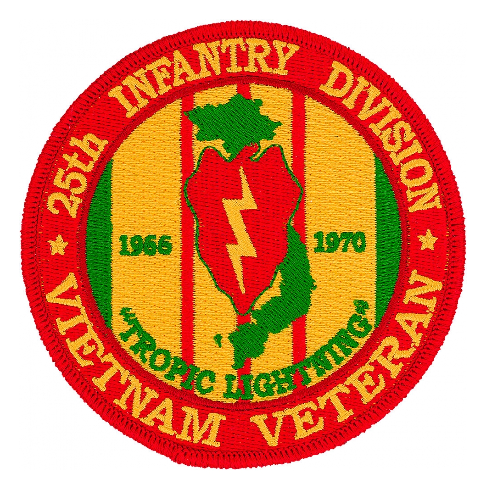 25th Infantry Division Vietnam Veteran Patch | Flying Tigers Surplus
