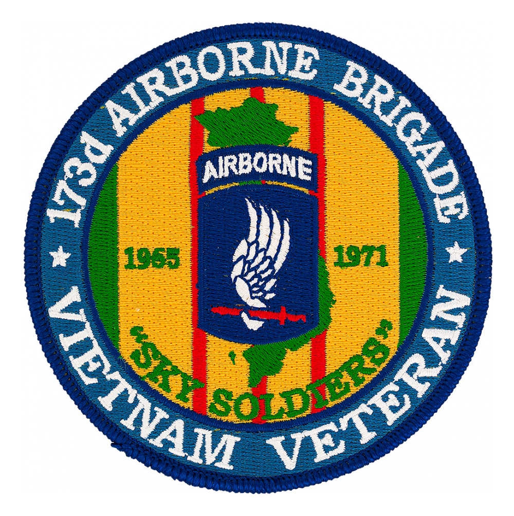 173rd Airborne Brigade Vietnam Veteran Patch | Flying Tigers Surplus