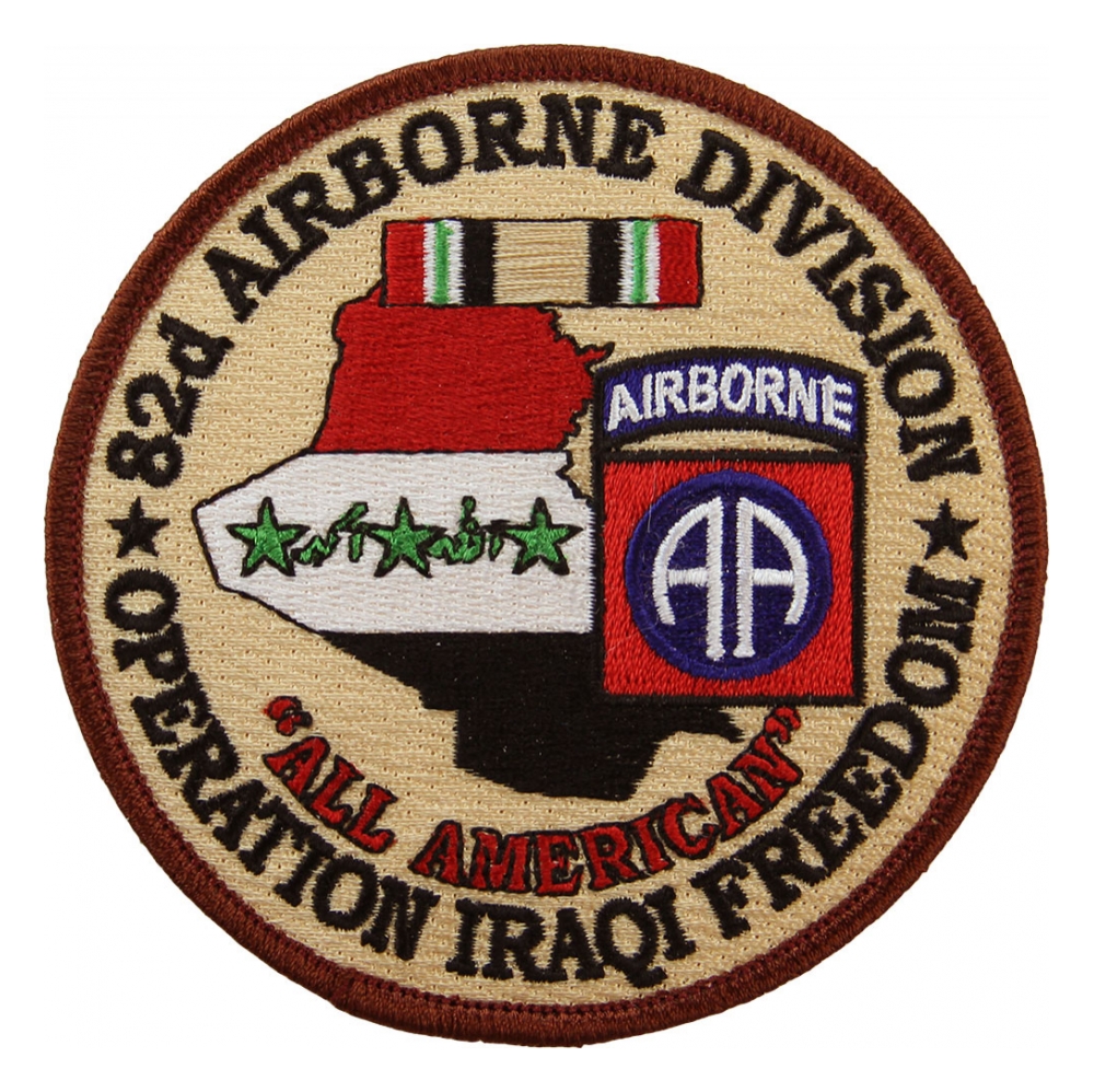 82nd Airborne Division Operation Iraqi Freedom Patch | Flying Tigers ...