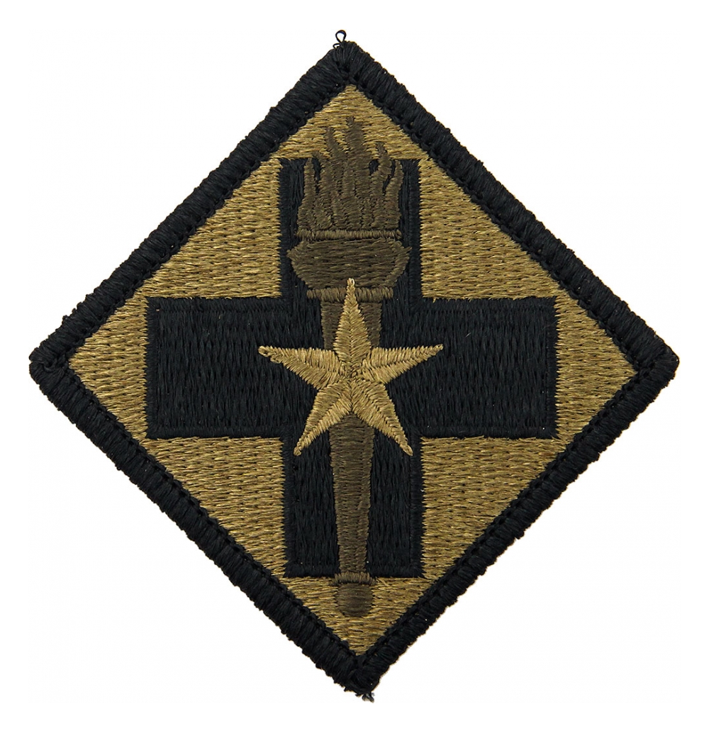 32nd Medical Brigade Scorpion / OCP Patch With Hook Fastener | Flying Tigers Surplus