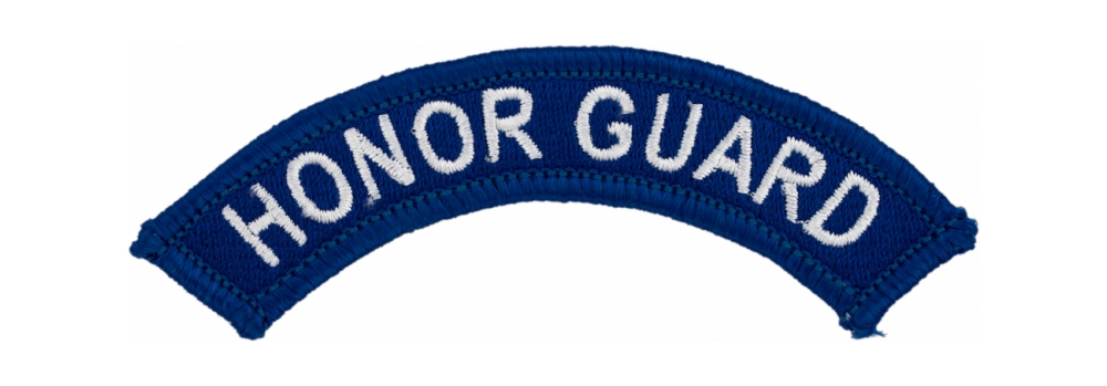 Honor Guard Tab (Blue w/ White Letters) | Flying Tigers Surplus