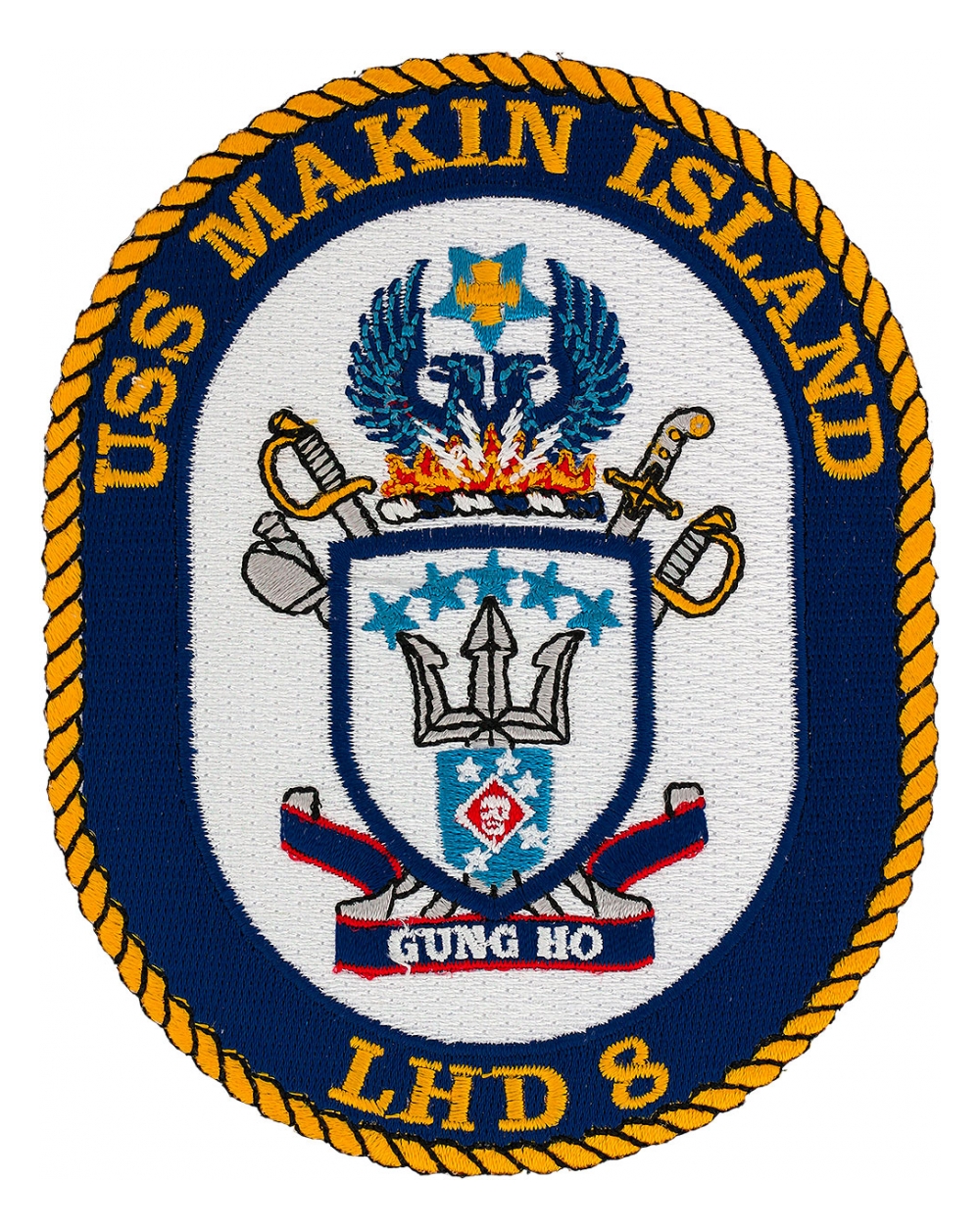 USS Makin Island LHD-8 Ship Patch | Flying Tigers Surplus