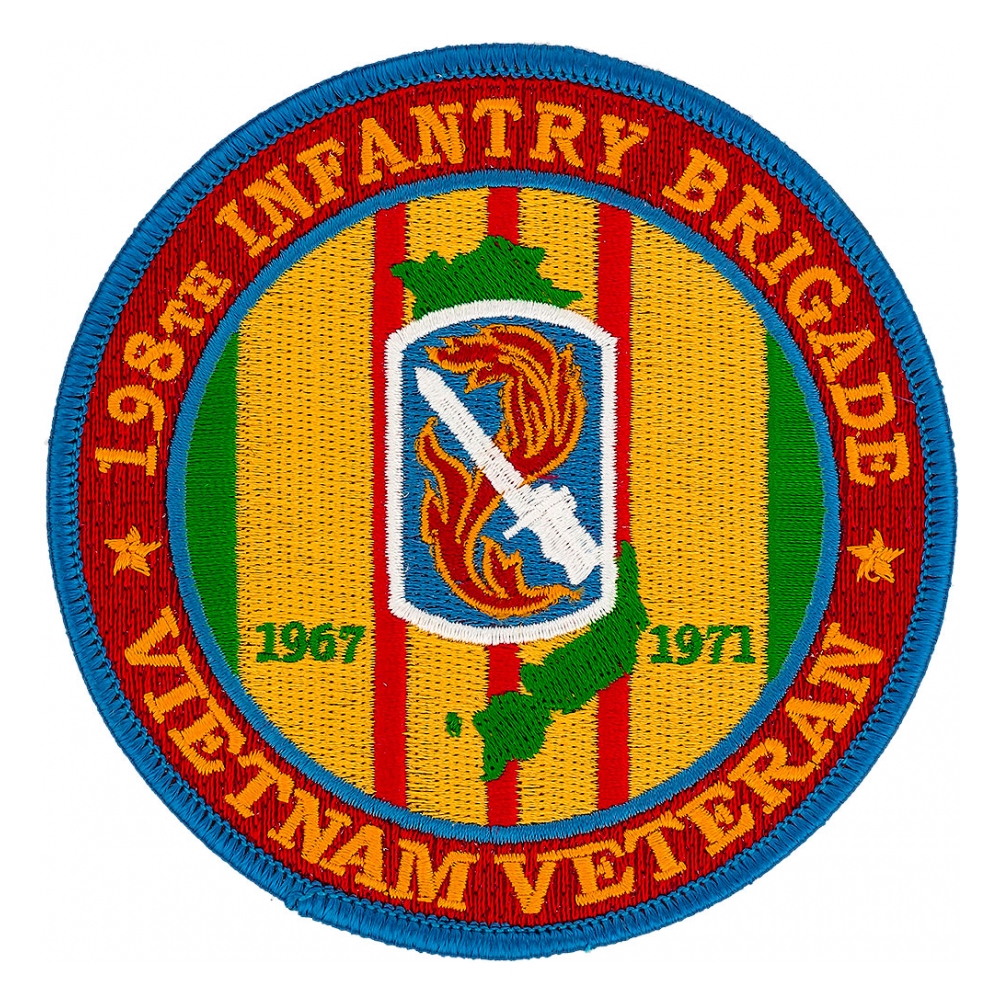 198th Light Infantry Brigade Vietnam Veteran Patch | Flying Tigers Surplus