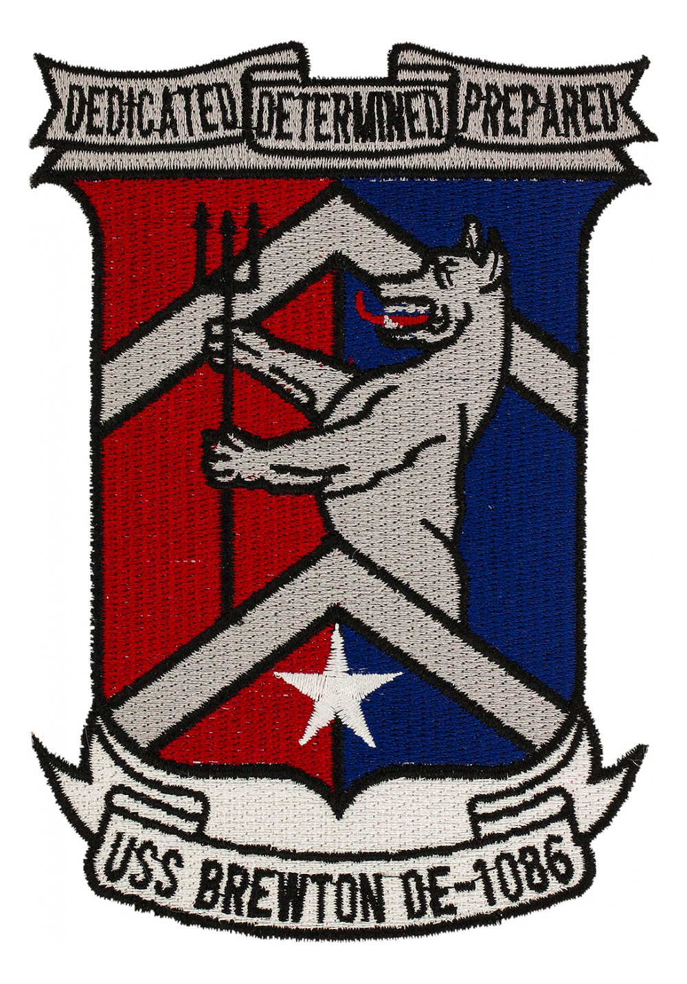 USS Brewton DE-1086 Ship Patch | Flying Tigers Surplus