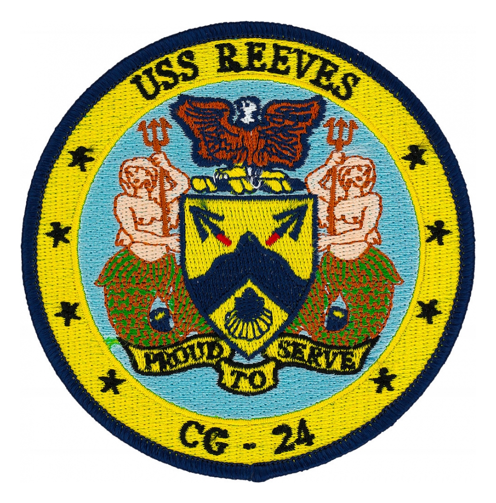 USS Reeves CG-24 Ship Patch | Flying Tigers Surplus