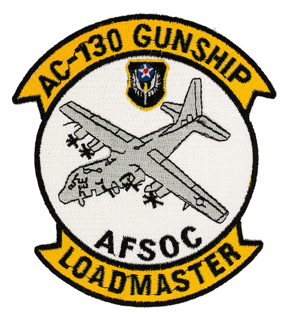 AF-AC-130 Gunship Loadmaster Patch | Flying Tigers Surplus